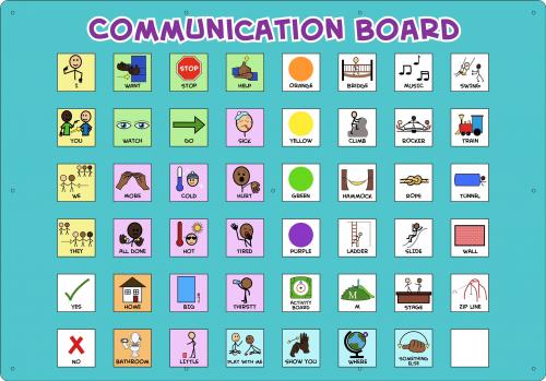 Inclusive Playground Communication Board | Platteville Wisconsin